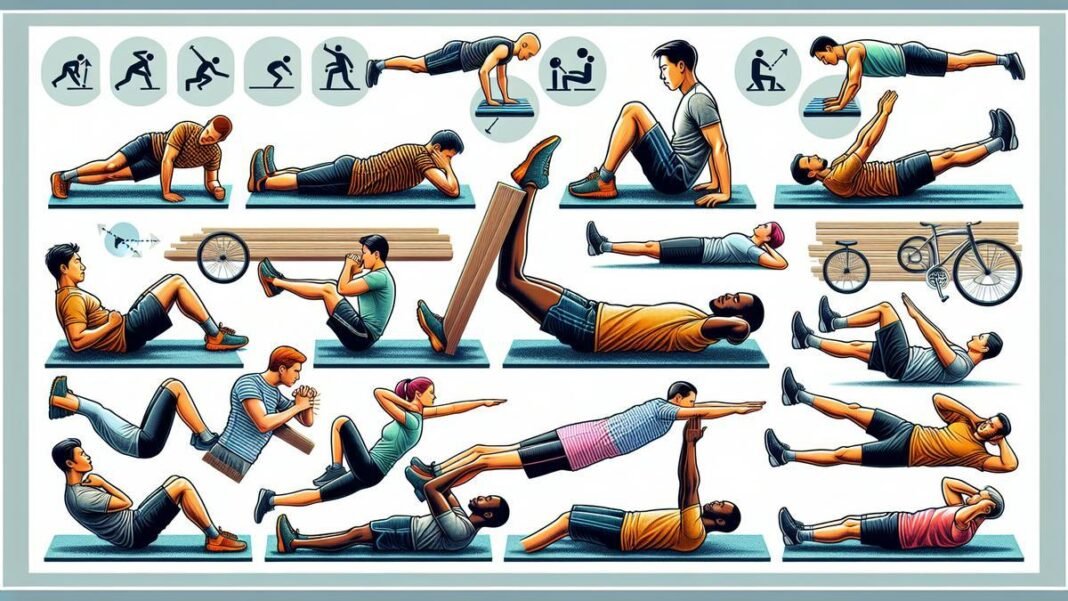 Exercícios de core para fortalecer abdômen rápido